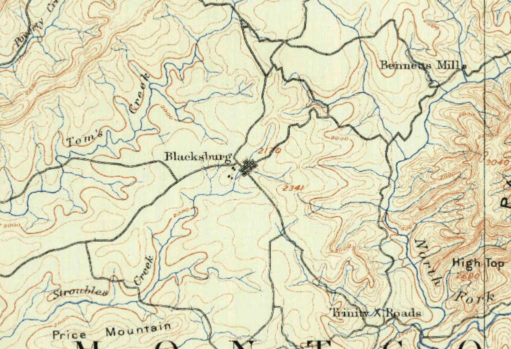 Maps – Gathering Blacksburg History