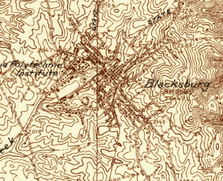 Maps – Gathering Blacksburg History