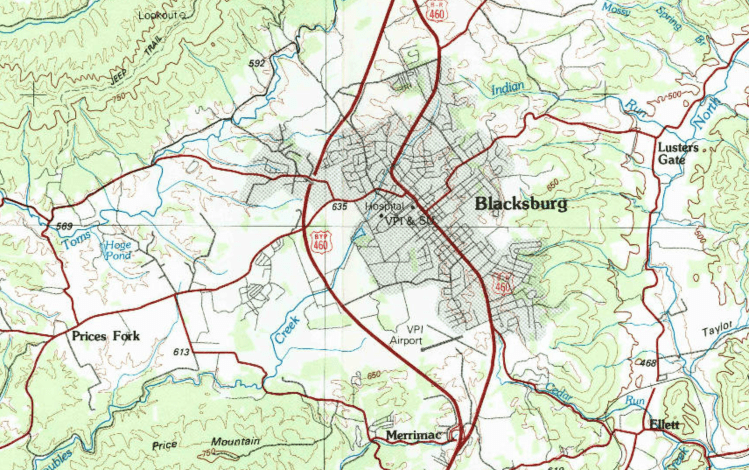 Maps – Gathering Blacksburg History